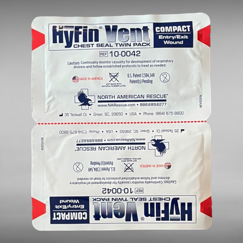 HYFIN VENT COMPACT CHEST SEAL TWIN PACK - Response Ready Medical